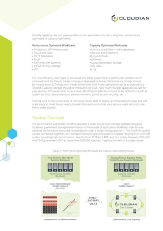 Workload Centric Scale-Out Storage for Next Generation Datacenter | PDF