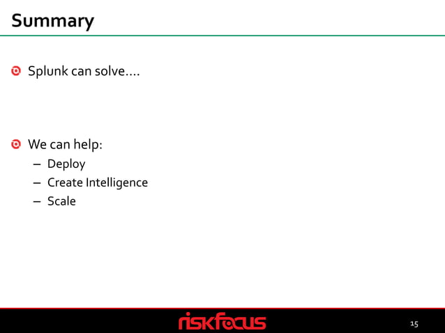 Automating Splunk at Large Scale with Cloudify | PPT Automating Splunk at Large Scale with Cloudify | PPT