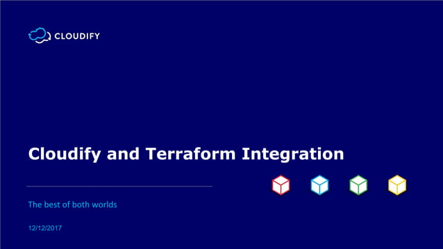 Cloudify and terraform integration | PPT