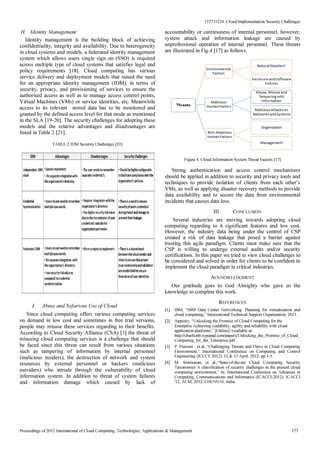Cloud implementation security challenges | PDF