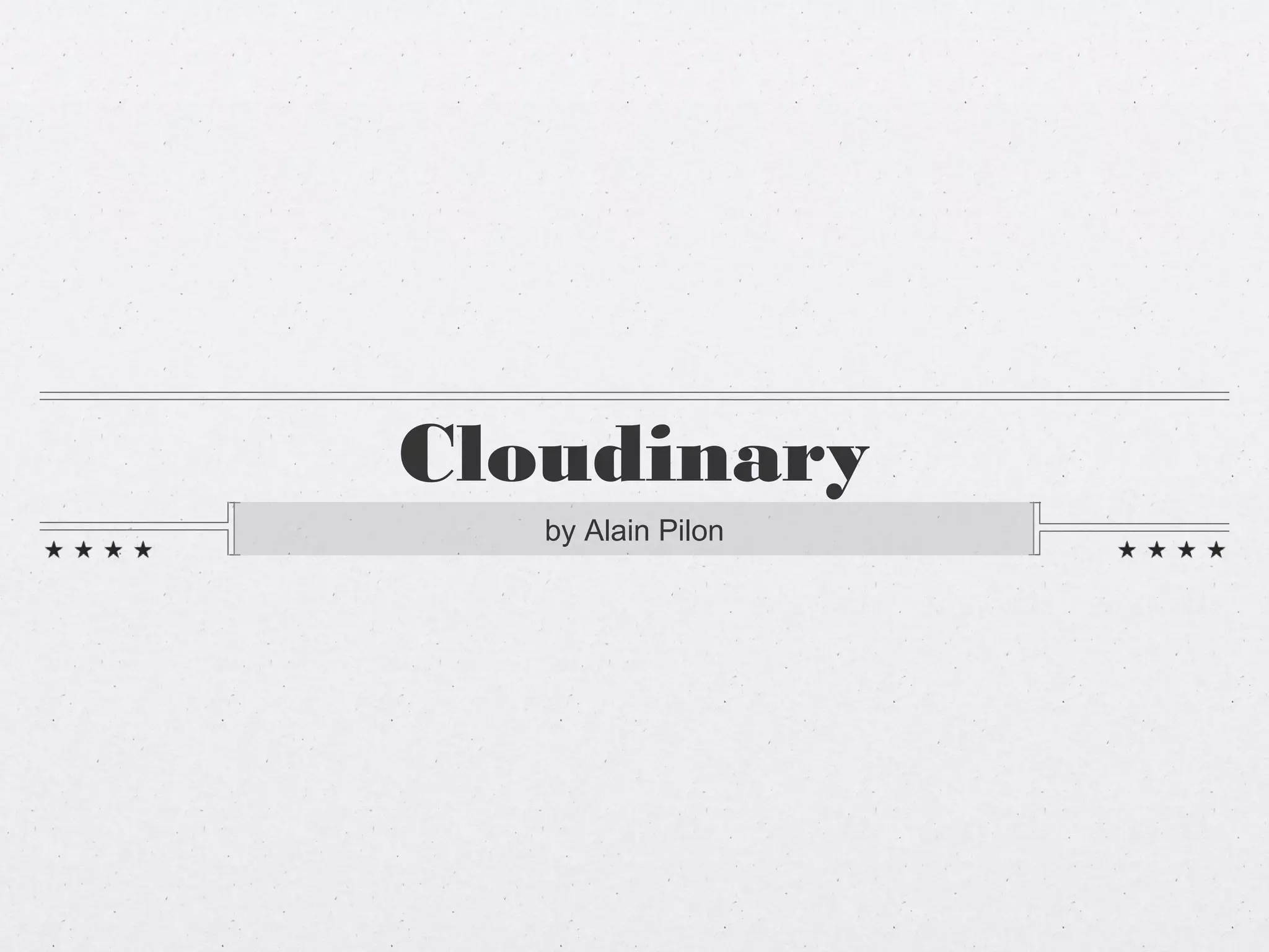 MontrealRb presentation: Cloudinary | PPT