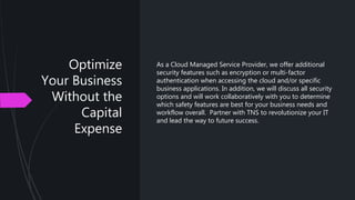 Cloud Managed Services: Cloud Infrastructure | PPT