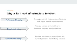 Cloud infrastructure solutions | PPT
