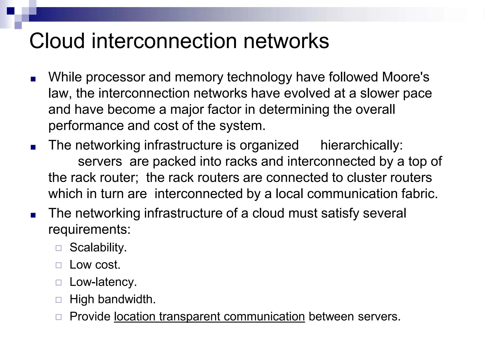 Cloud interconnection networks basic .pptx