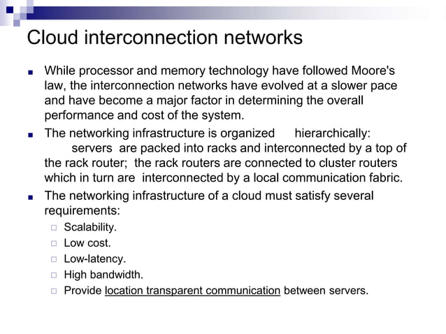 Cloud interconnection networks basic .pptx