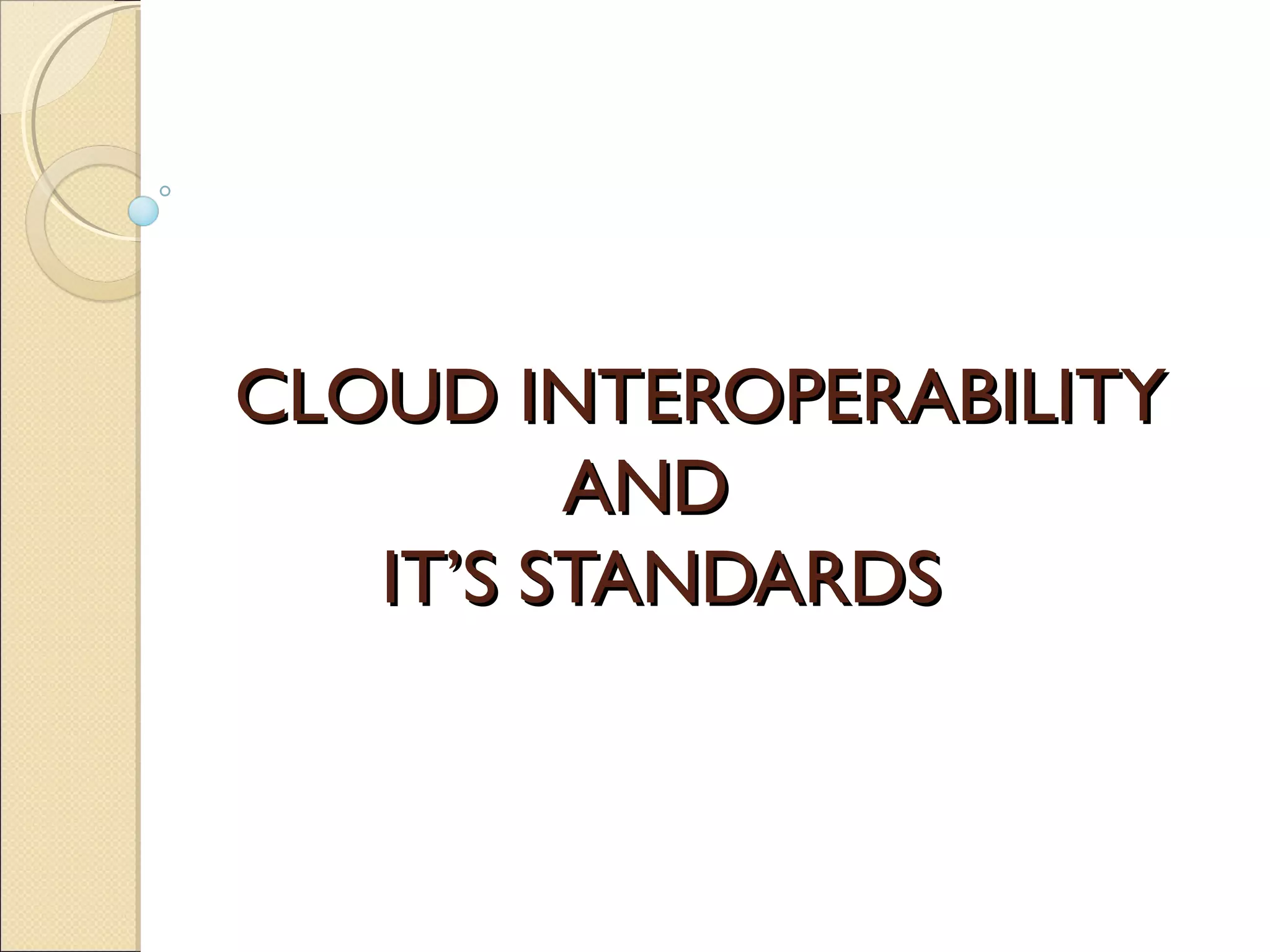 Cloud interoperability | PPT
