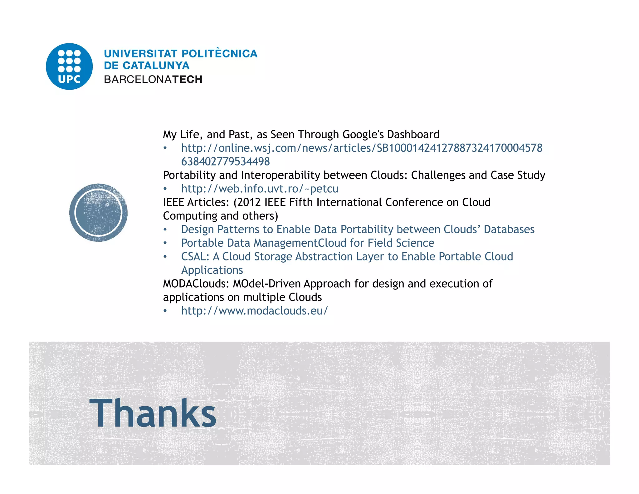 Cloud interoperability and portability | PDF | Cloud Computing | Internet