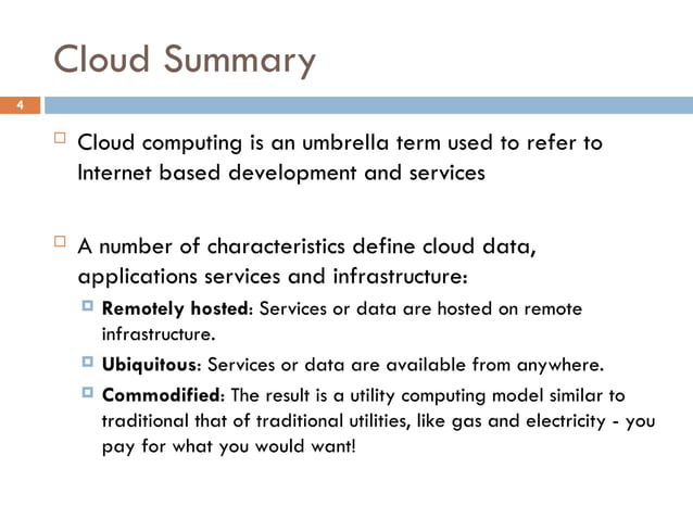 cloudintro-lec01 untuk lecturing session | PPT