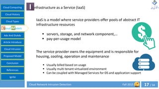 Cloud intrusion detection System | PPT