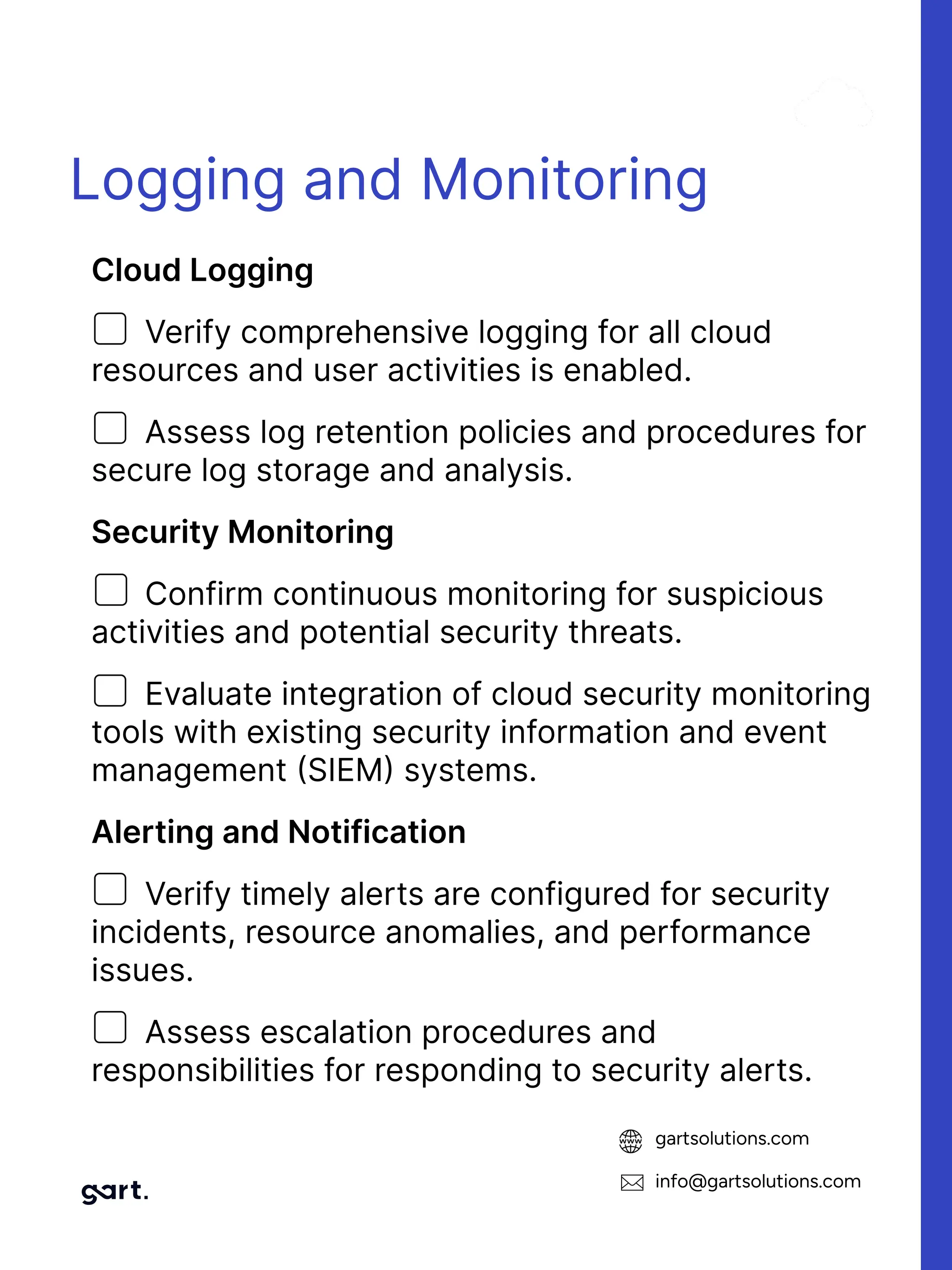 Cloud IT Infrastructure Audit by Gart Solutions | PDF