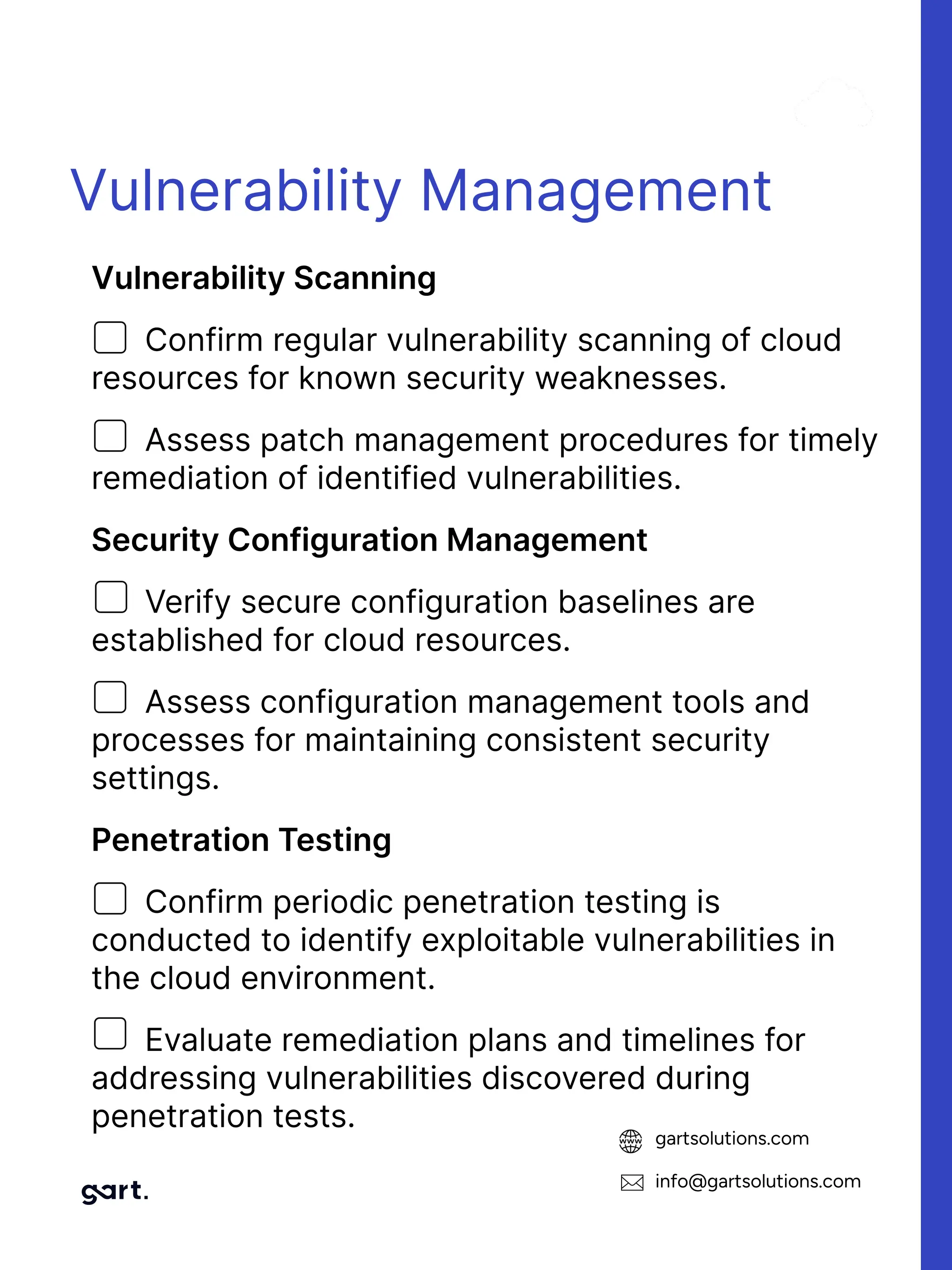 Cloud IT Infrastructure Audit by Gart Solutions | PDF