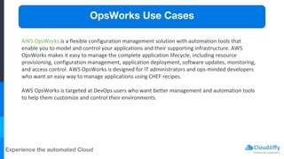 Cloudjiffy vs AWS ops works | PPT