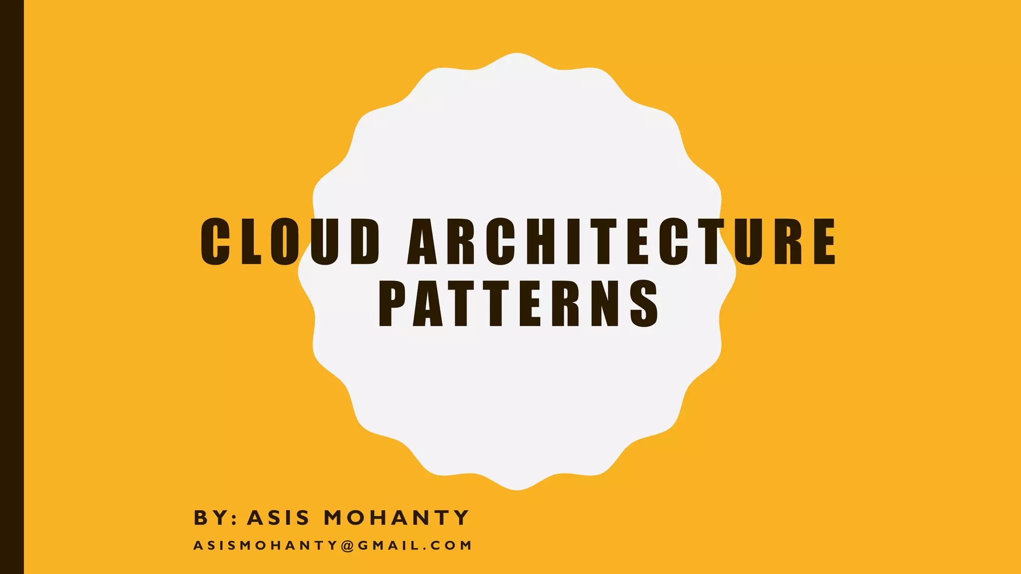 Cloud Lambda Architecture Patterns | PPT
