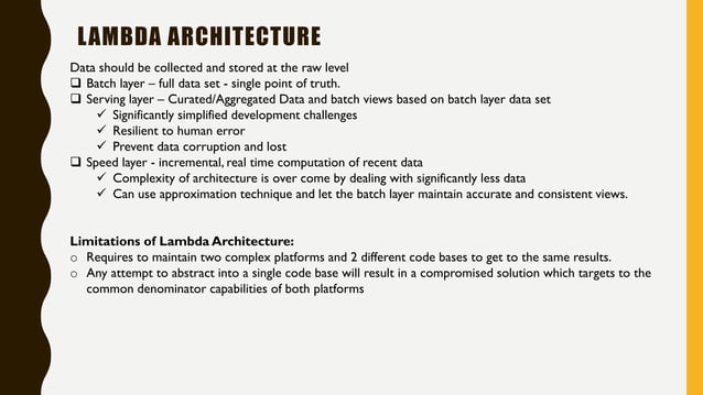 Cloud Lambda Architecture Patterns | PPT