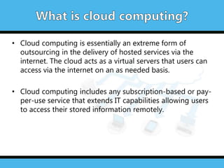 Cloud learning | PPT