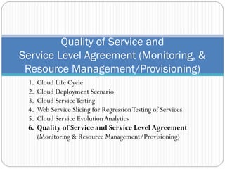 Cloud Service Life-cycle Management | PDF
