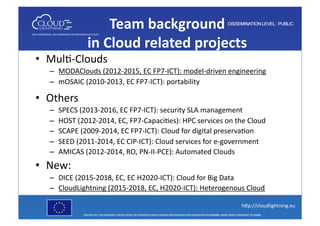 CloudLightning - Multiclouds: Challenges and Current Solutions | PPT
