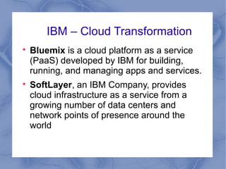 Cloud management (IBM) | PPT