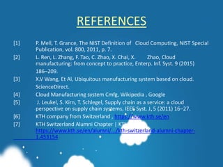 Cloud manufacturing | PPTX