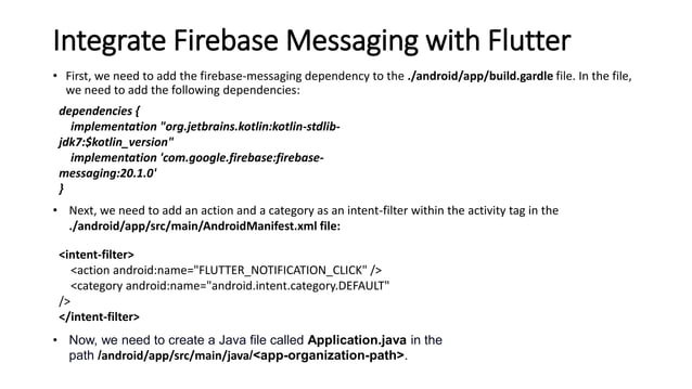Cloud Messaging Flutter | PPT