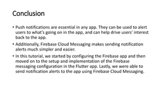 Cloud Messaging Flutter | PPT