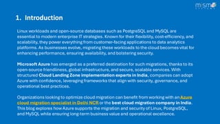 Migrating and Securing Linux, PostgreSQL, and MySQL with Mismo Systems | PPT