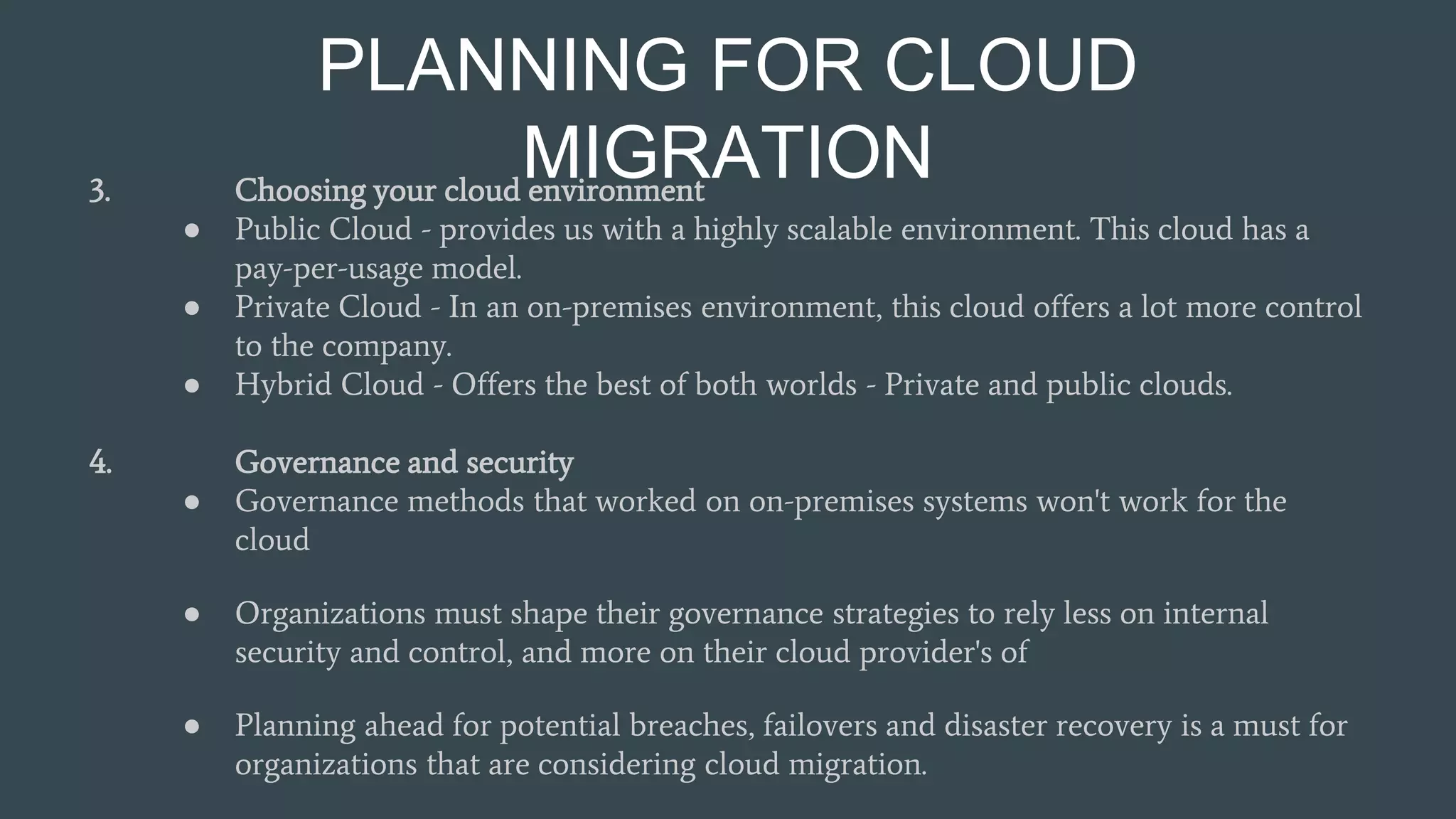 Cloud migration | PPTX