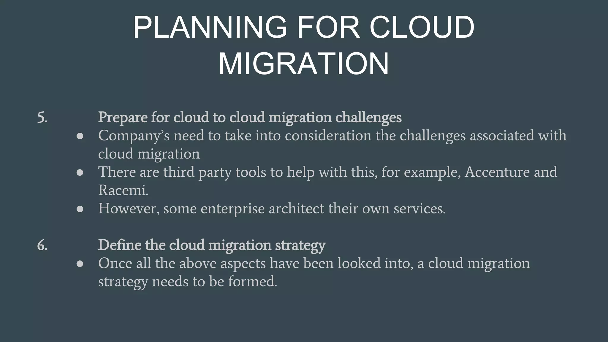 Cloud migration | PPTX