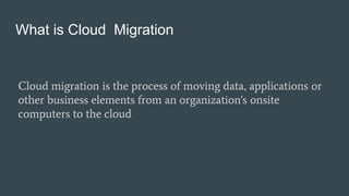 Cloud migration | PPTX