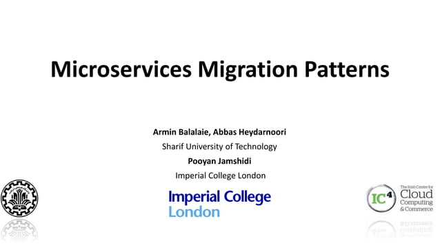 Cloud migration pattern using microservices | PPTX