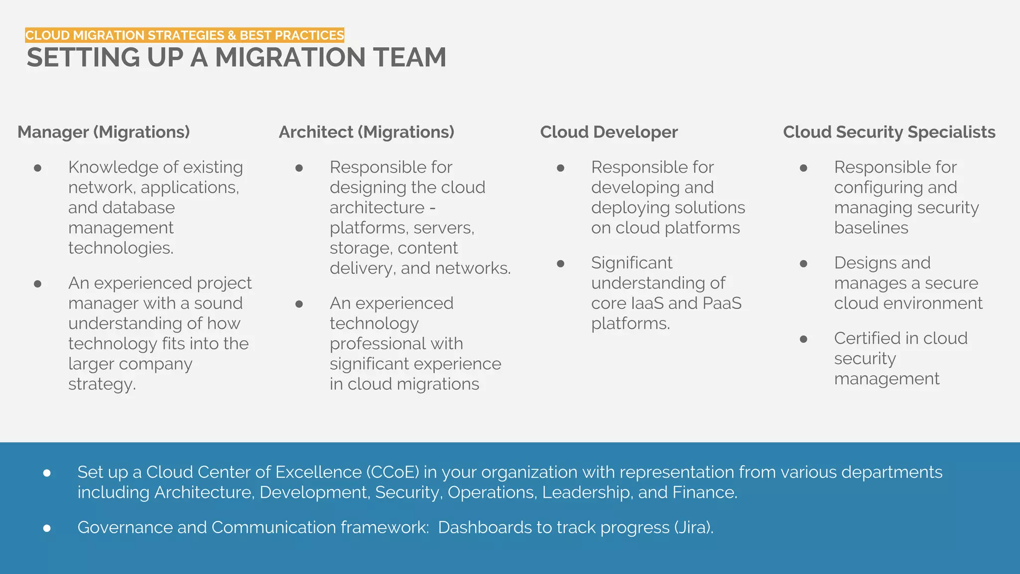 Cloud Migration Strategy and Best Practices | PDF
