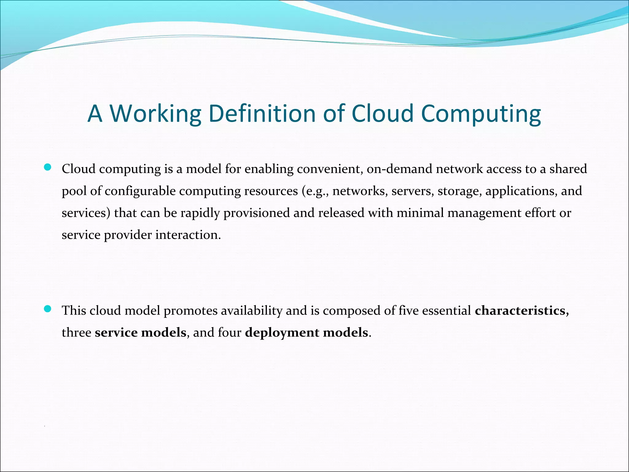 Cloud models and platforms | PPT