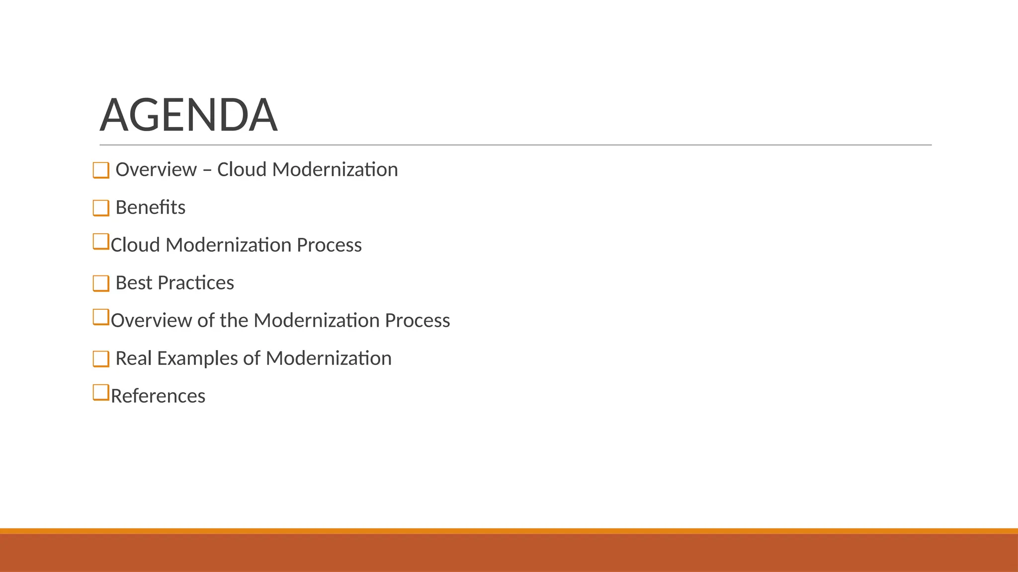 Cloud Modernization for the Future Enterprise | PPTX