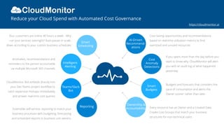 CloudMonitor - Automated cost optimization and governance platform - Free BETA License offer | PPT