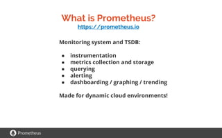Cloud Monitoring with Prometheus | PPT