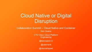 Cloud native | PPT