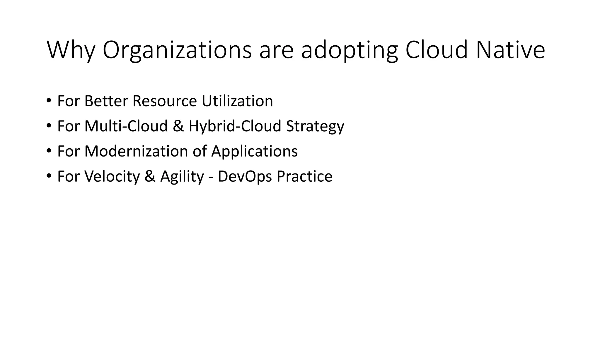 Intro - Cloud Native | PDF