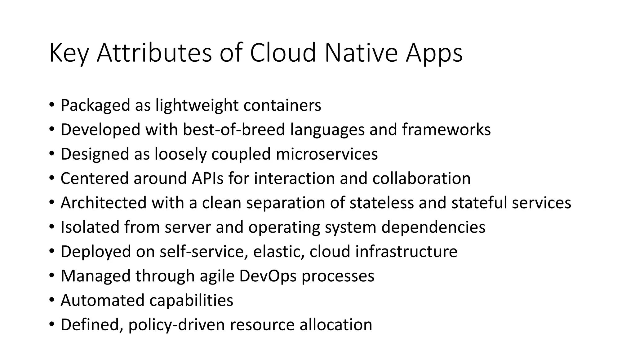 Intro - Cloud Native | PDF