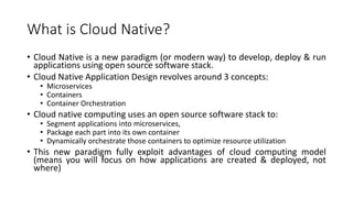 Intro - Cloud Native | PDF