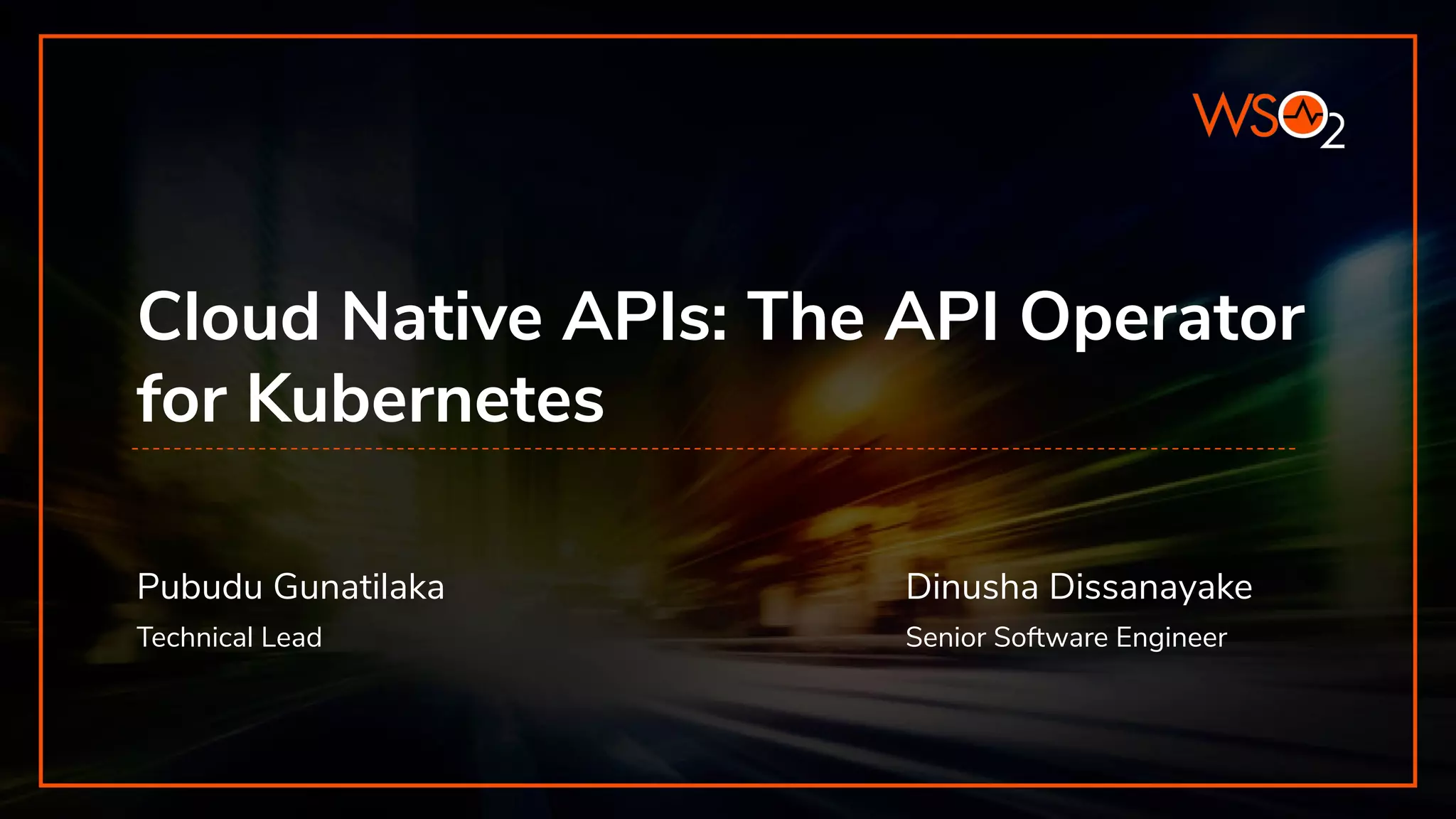 Cloud Native APIs: The API Operator for Kubernetes | PPT