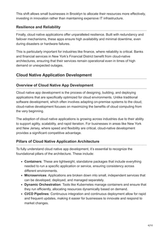 Cloud Native Applications Unlocking Innovation and Growth | PDF