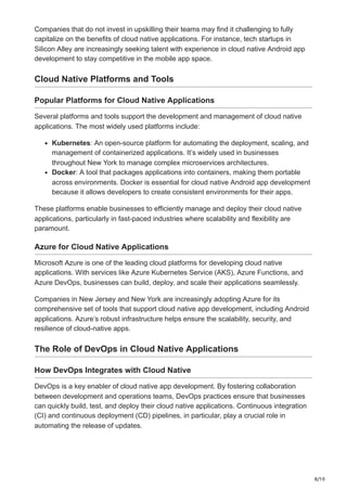 Cloud Native Applications Unlocking Innovation and Growth | PDF