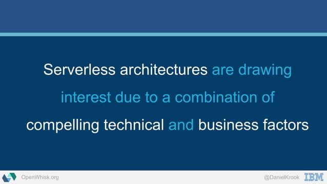 Cloud Native Architectures with an Open Source, Event Driven ...