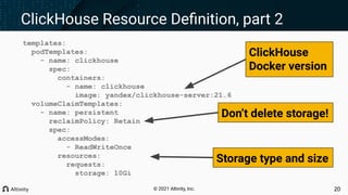 Cloud Native Data Warehouses - Intro to ClickHouse on Kubernetes-2021 ...