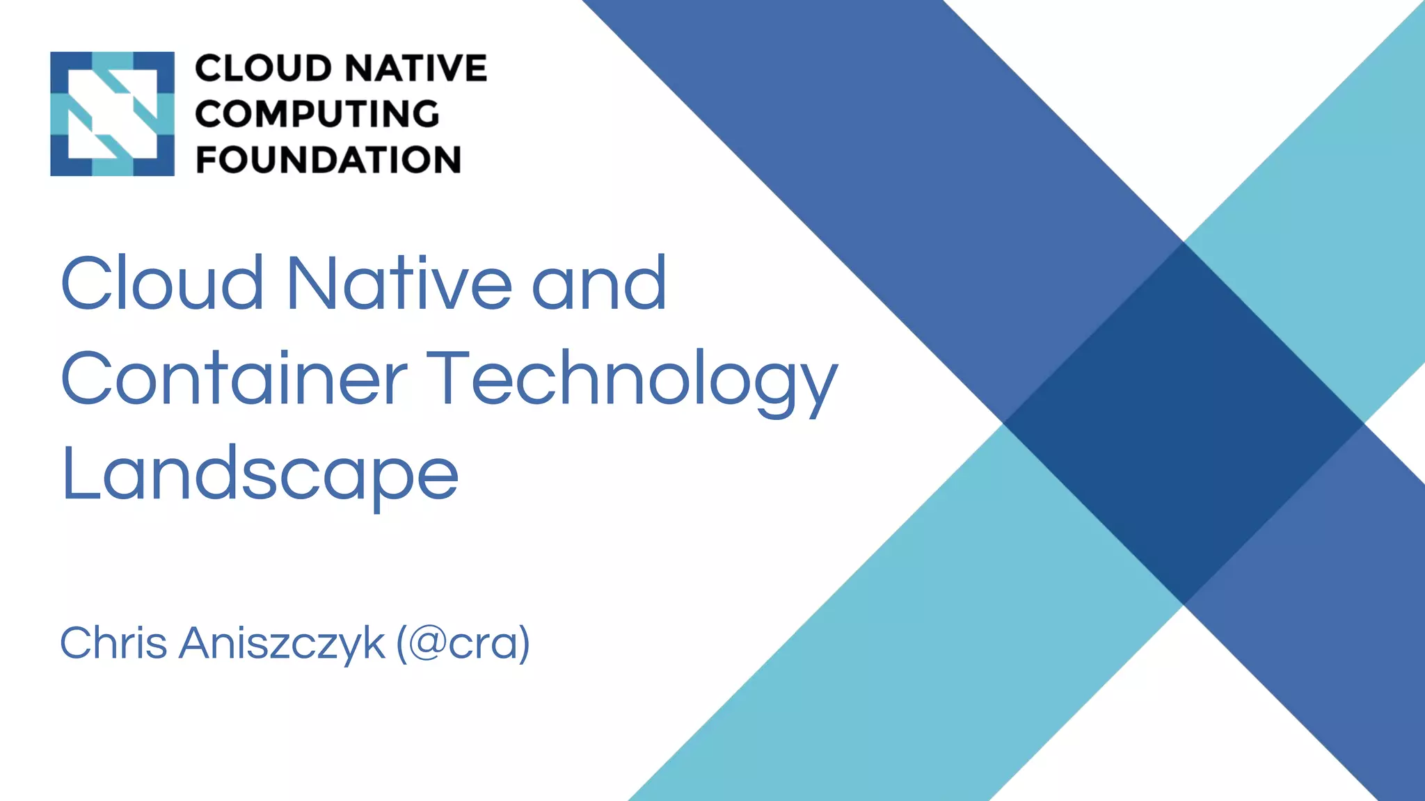 Cloud Native Landscape (CNCF and OCI) | PDF