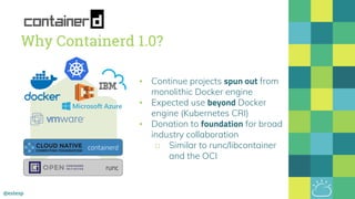 Whose Job Is It Anyway? Kubernetes, CRI, & Container Runtimes | PPT