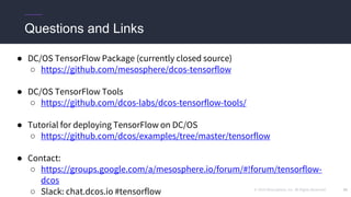 Building ML Pipelines with DCOS | PDF
