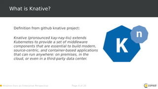 Knative from an Enterprise Perspective | PDF