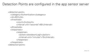 OWASP AppSensor: Detecting Attacks in your Application | PDF