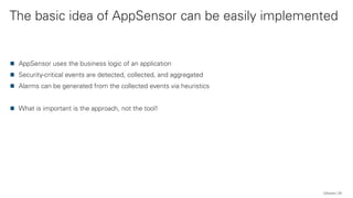 OWASP AppSensor: Detecting Attacks in your Application | PDF
